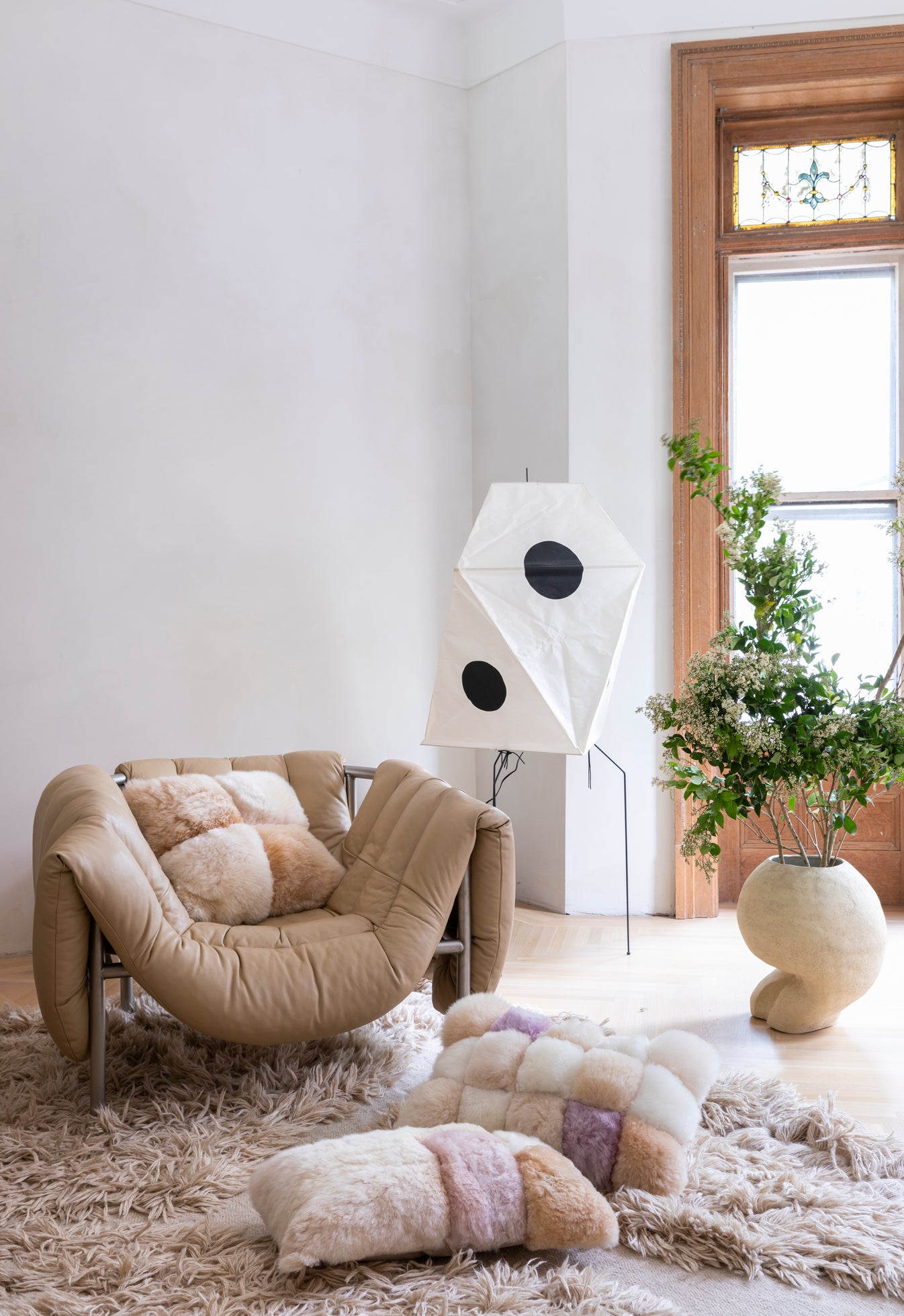 Alpaca Colorblock Pillow Chiclet Lavender – Intiearth